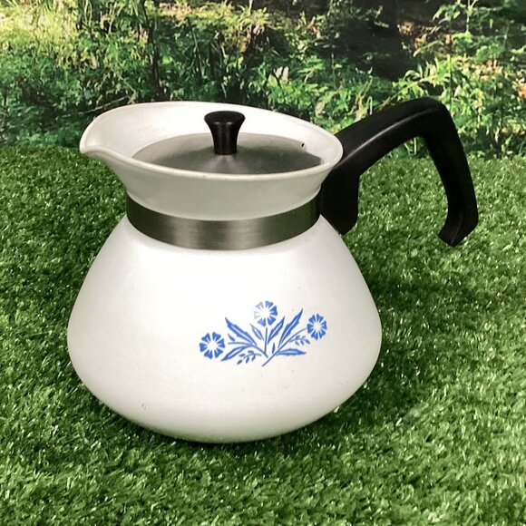 Corningware | Kitchen | Corning Ware Cornflower Blue Teapot W Lid 6 Cup ...